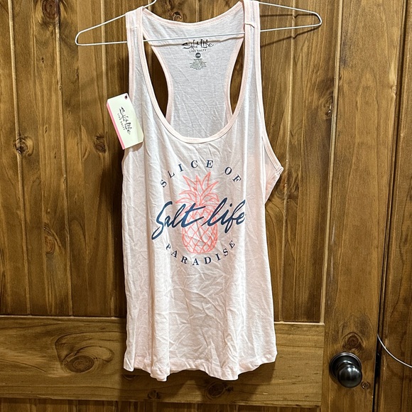 Salt Life | Tops | Salt Life Womens Light Pink Graphic Tank Top | Poshmark